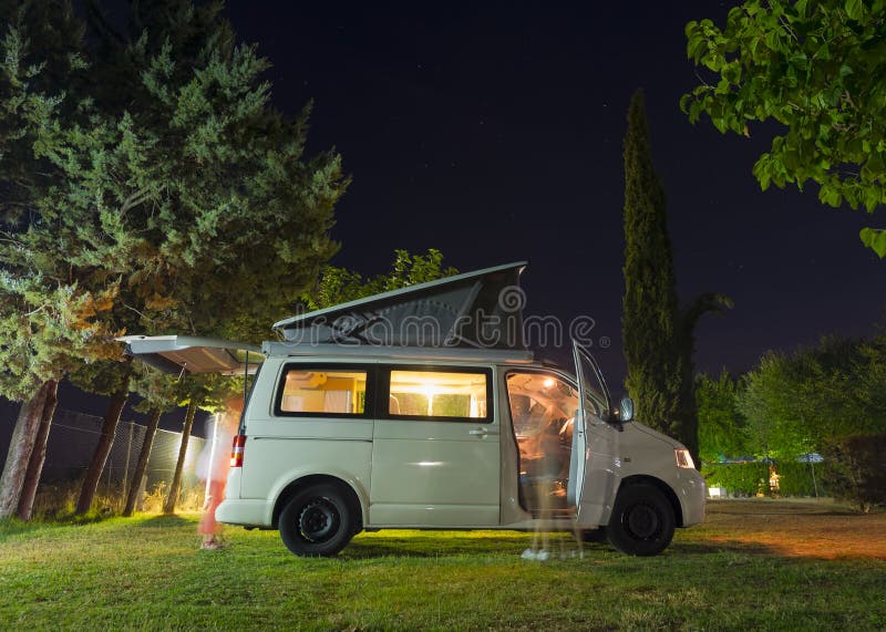 874 Camper Van Night Stock Photos - Free & Royalty-Free Stock Photos ...