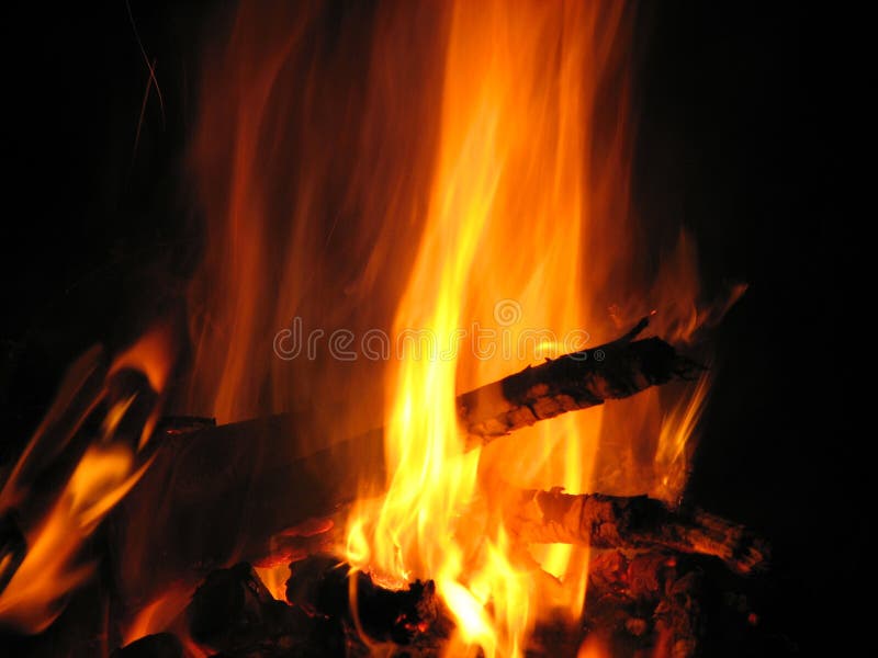 Campfire stock image. Image of open, warm, black, night - 4246805