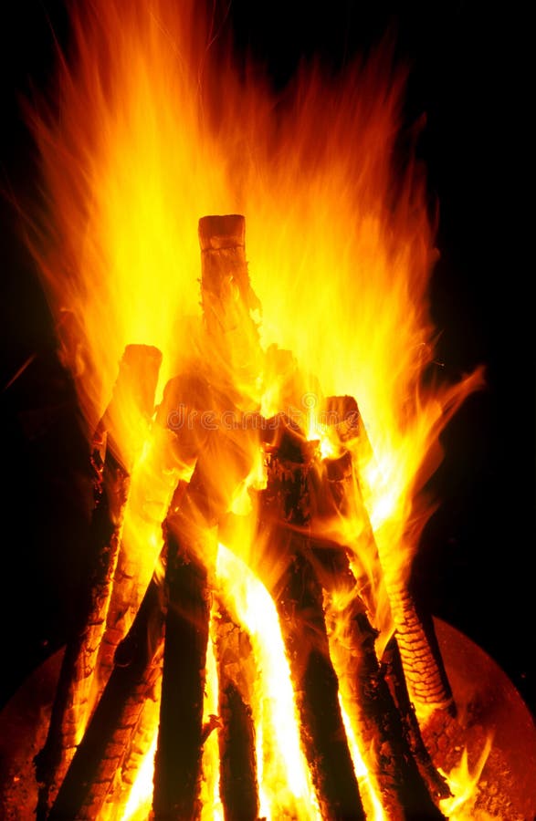 Campfire stock image. Image of beautiful, perish, light - 1001299