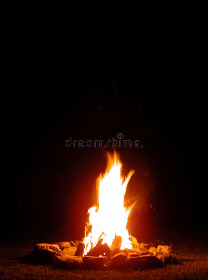 Campfire stock image. Image of heat, campfire, ignite - 4246801