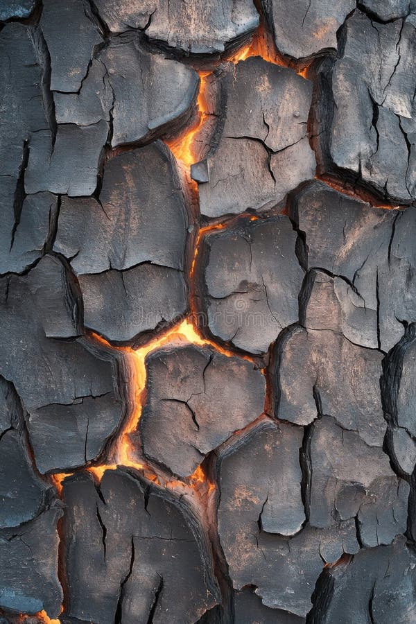 Campfire Embers Glow Warmly at Night in Rustic Outdoor Setting Creating ...
