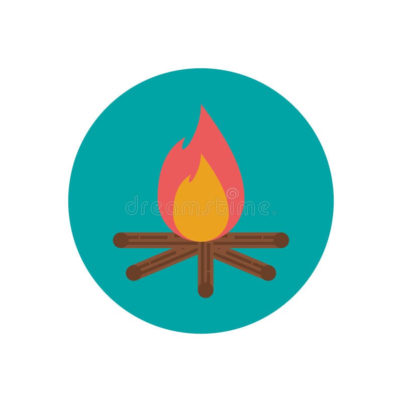 Campfire Icon Small Stock Illustrations – 217 Campfire Icon Small Stock ...