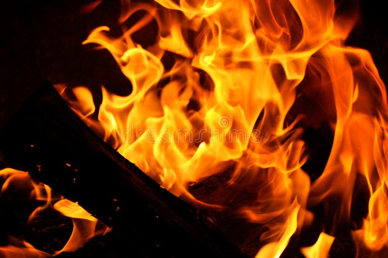 Campfire Flames stock image. Image of smoke, heat, embers - 33087521