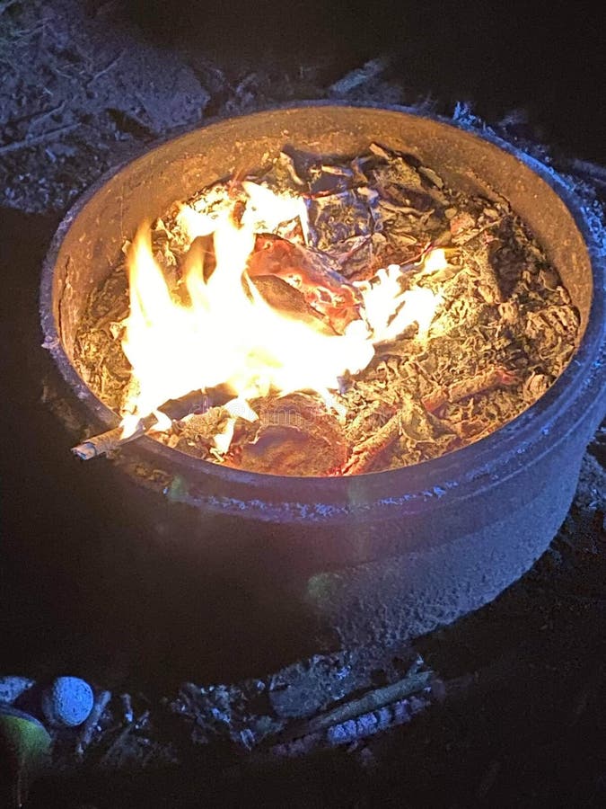 Eve of Campfire Magic stock image. Image of magic, roast - 246221729