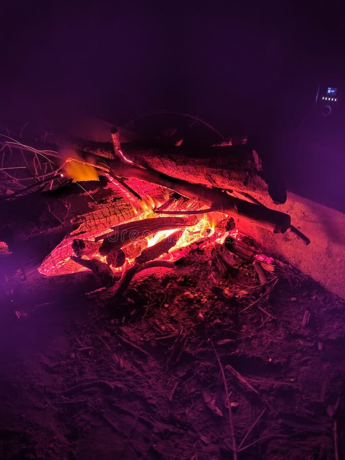 Campfire night shot stock image. Image of campfire, glow - 245241383