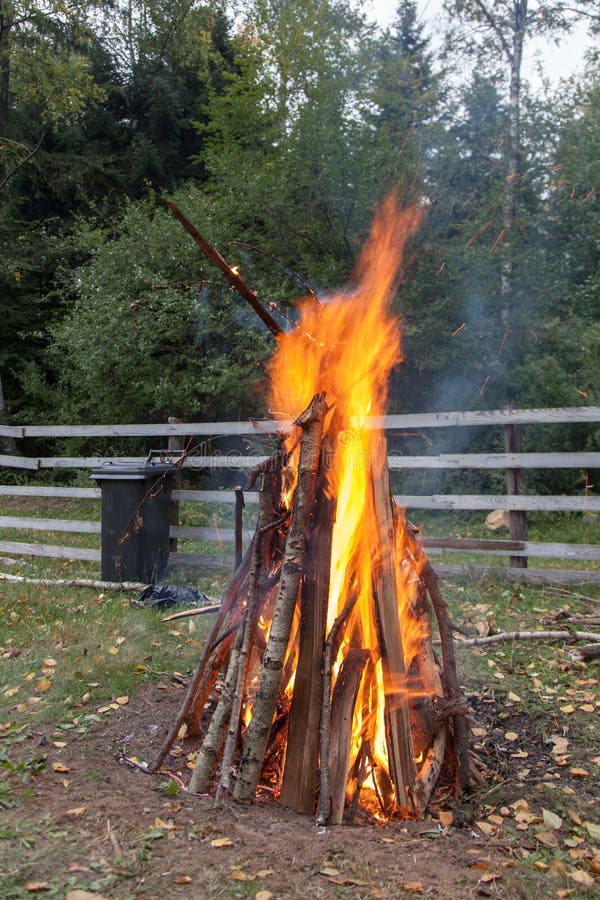 Campfire stock photo. Image of comfortable, burn, cold - 33988158