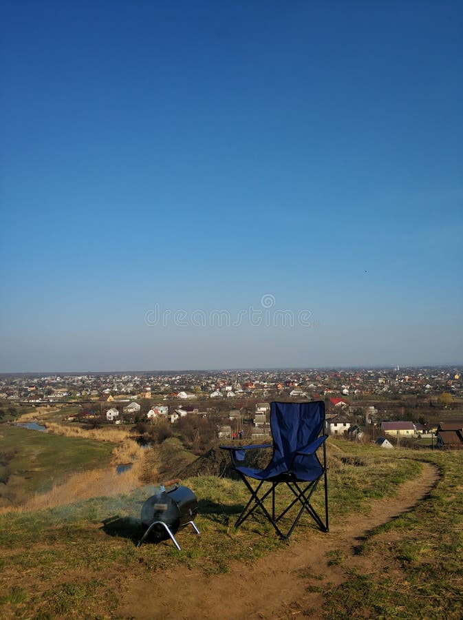 Campfire Recreation. Outdoor Recreation Close Up Stock Image - Image of ...