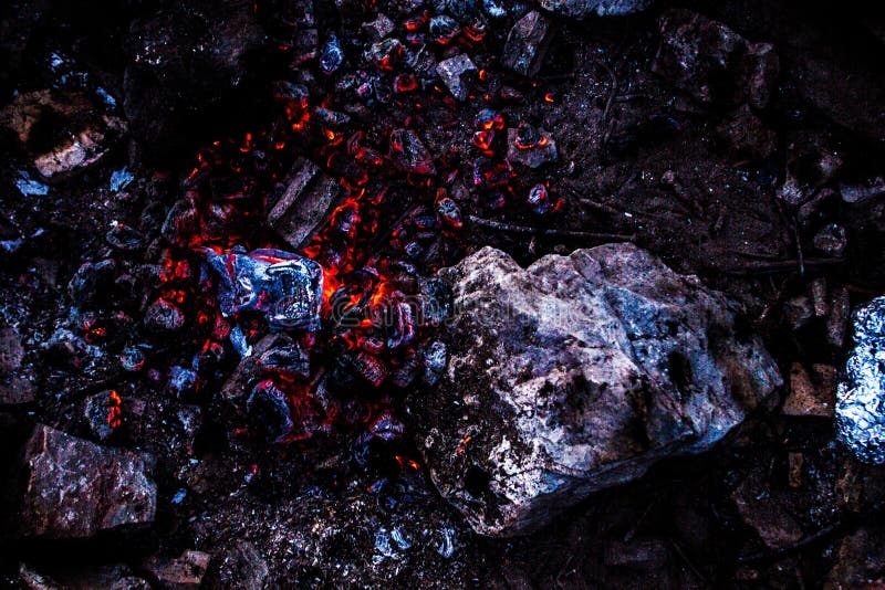 Campfire stock image. Image of camp, purple, glow, white - 126182017