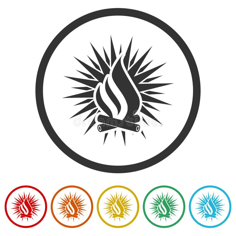 Campfire Ring Stock Illustrations – 837 Campfire Ring Stock ...