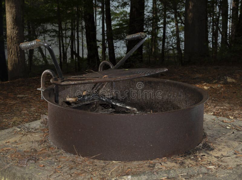 Campfire safety ring stock photo. Image of carolina - 256063146