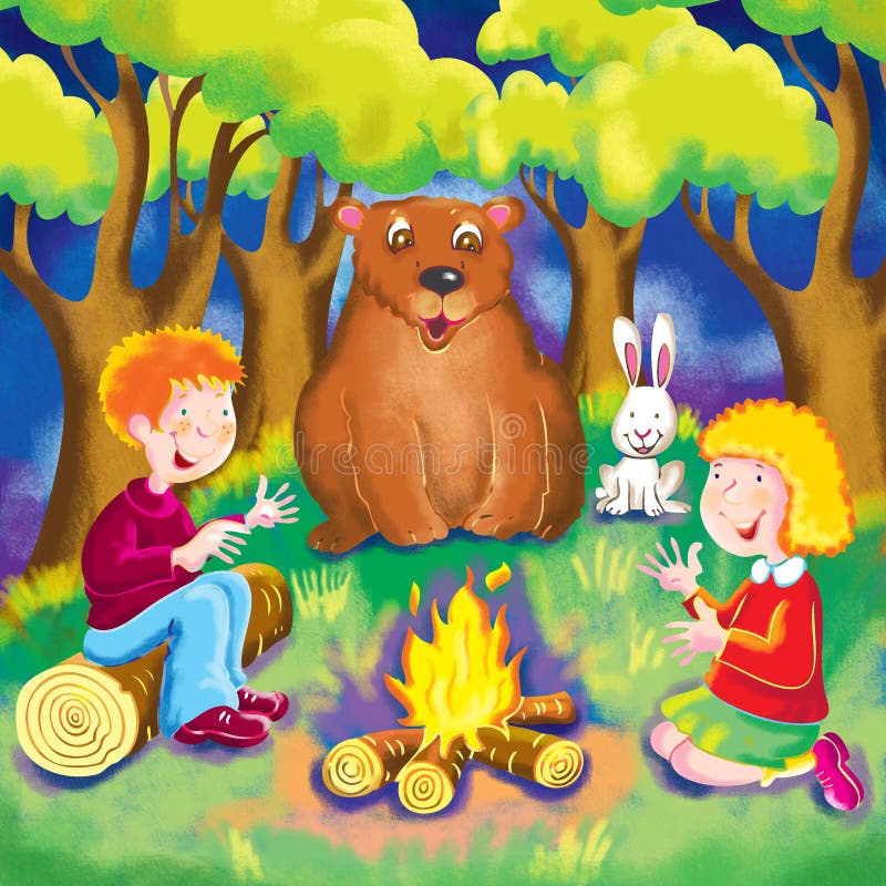 Campfire Songs Stock Illustrations – 687 Campfire Songs Stock ...