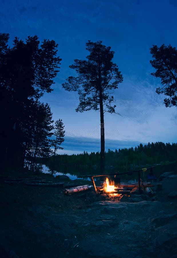 Campfire stock photo. Image of lifestyles, darkness, extreme - 89523596