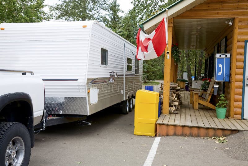 Campground Check in stock photo. Image of camper, check - 4301614