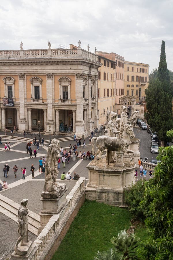 Campidoglio Rome Italy editorial stock photo. Image of history - 82433368