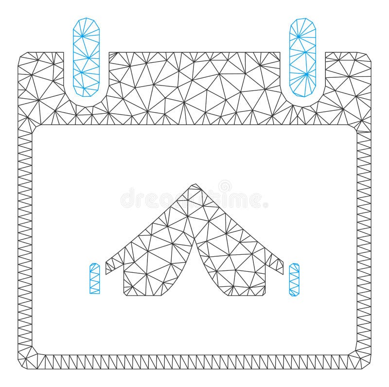 Camping Calendar Day Polygonal Frame Vector Mesh Illustration Stock ... Camping Calendar Day Polygonal Frame Vector Mesh Illustration Stock ...