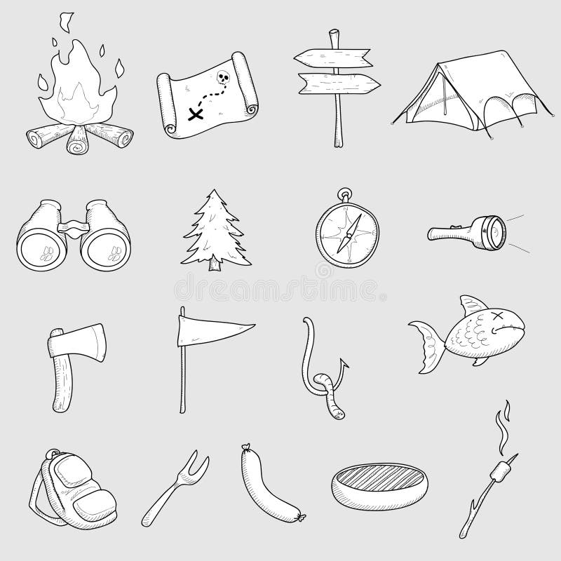 014 Hand Drawn Summer Beach Doodles Isolated Vector Symbols and Objects ... 014 Hand Drawn Summer Beach Doodles Isolated Vector Symbols and Objects ...