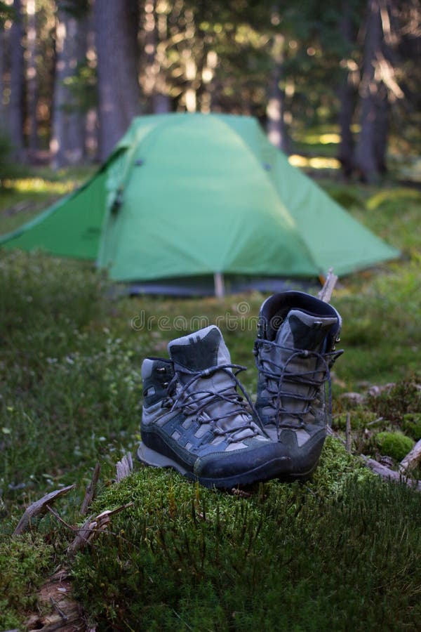 Camping elements stock image. Image of hike, future, mobile - 65096581