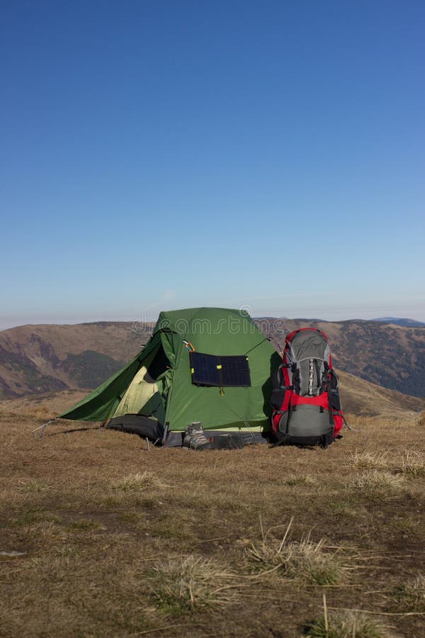 Camping Elements Equipment . Stock Photo - Image of climbing, relaxing ...