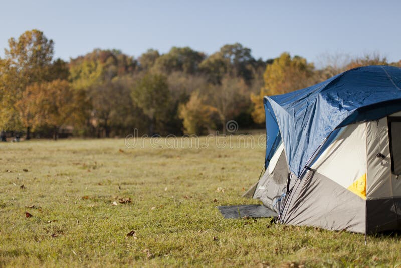 Camping in the Fall stock photo. Image of vacation, autumn - 21670356