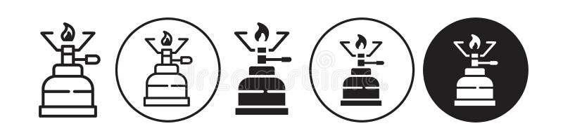 Camping Gas Icon Vector Set Collection for Web Stock Vector ...