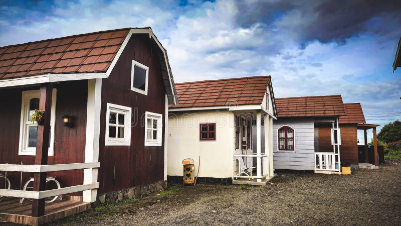 Camping Ground with a Cool Atmosphere Stock Photo - Image of estate ...