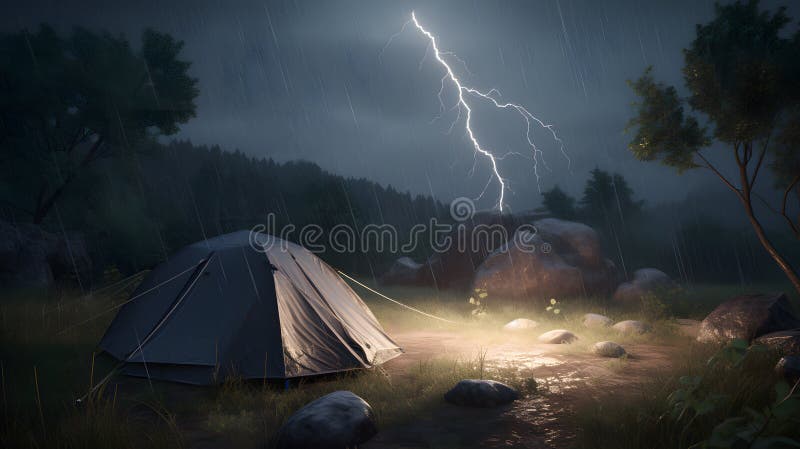 Camping Hiking Backpacking Hyper-realistic Textures Dynam Generative AI ...