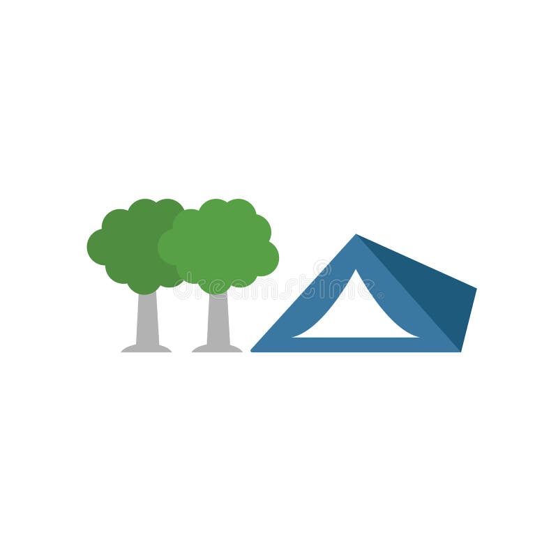 Camping Icon. Simple Element from Tourism Icons Collection Stock ...
