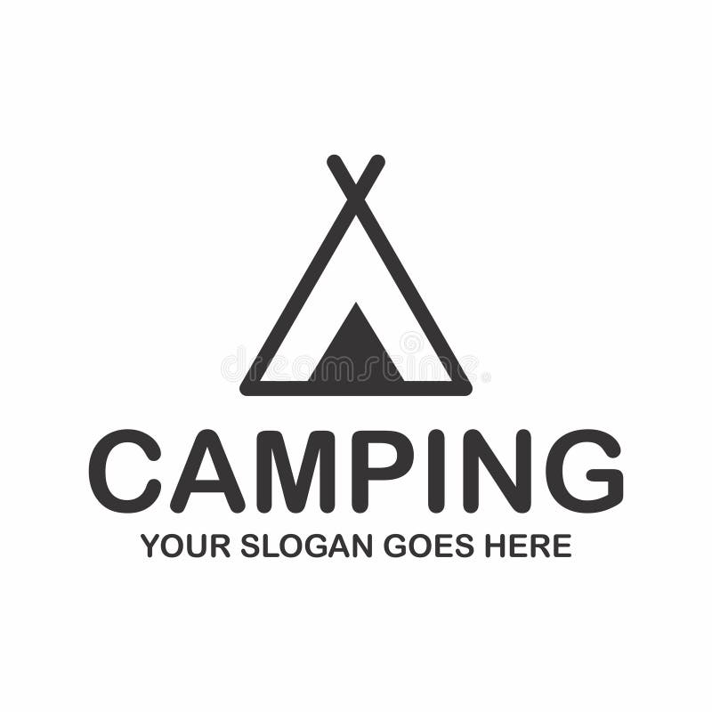 Camping Logo , Adventure Logo Stock Illustration - Illustration of ...