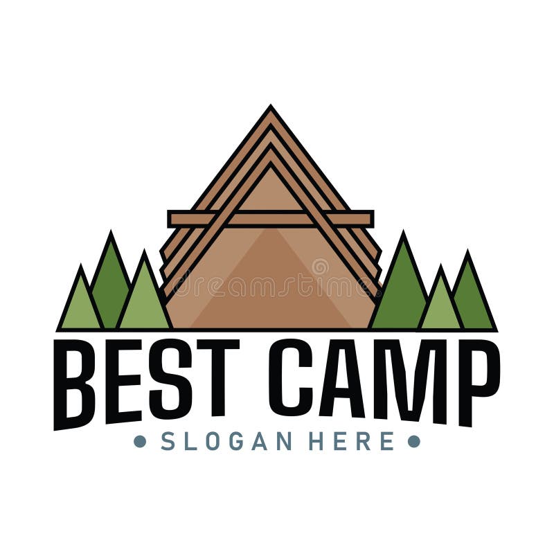 Camping Logo Design Illustration Vector Stock Vector - Illustration of ...