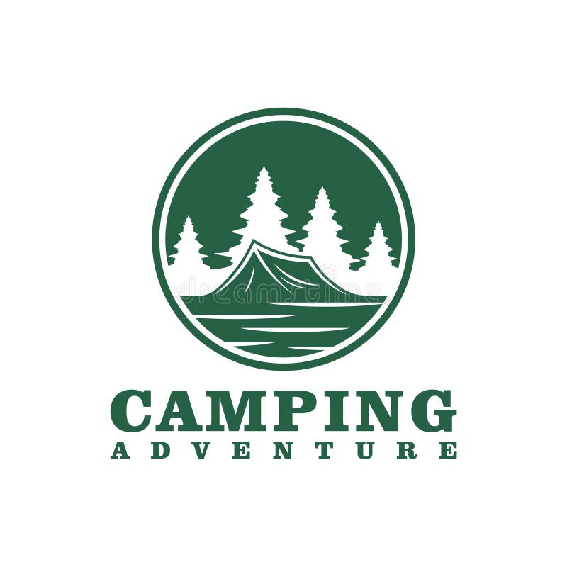 Camping Logo Design Template. Camping Adventure Logo Vector ...