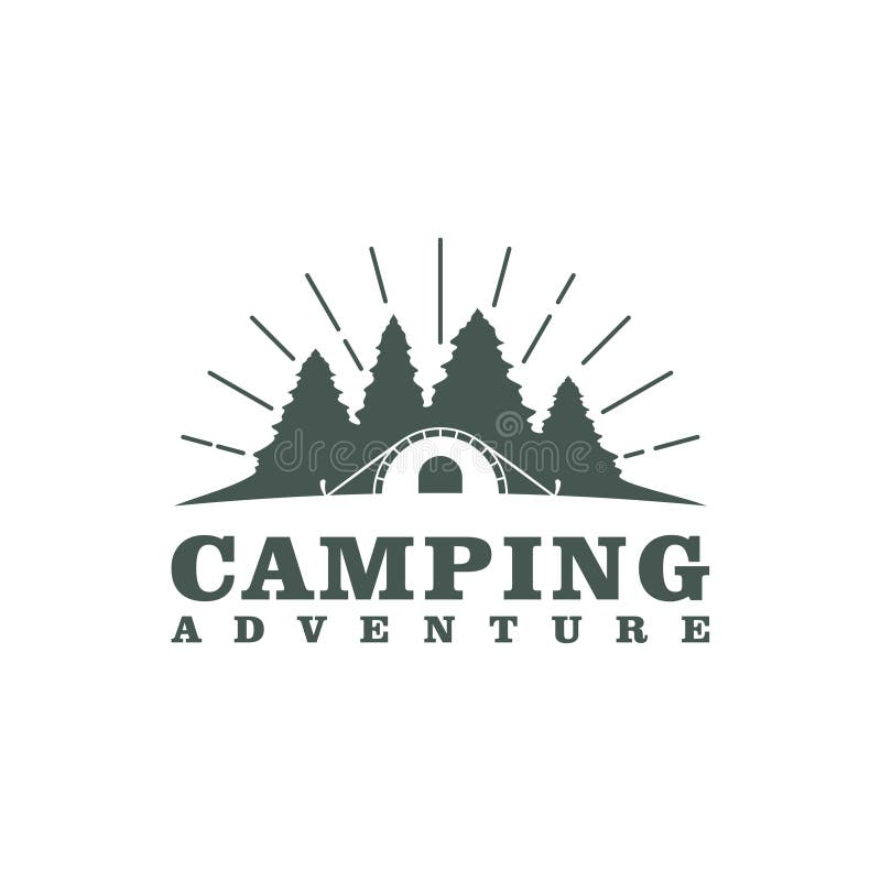 Camping Logo Design Template. Camping Adventure Logo Vector ...