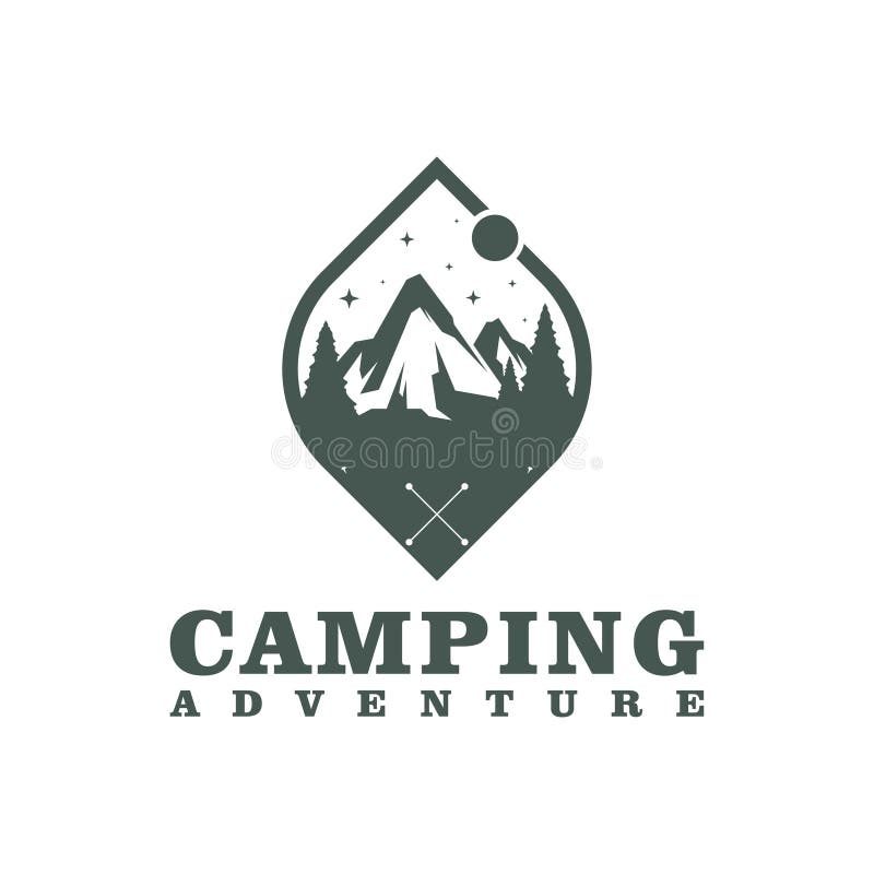 Camping Logo Design Template. Camping Adventure Logo Vector ...