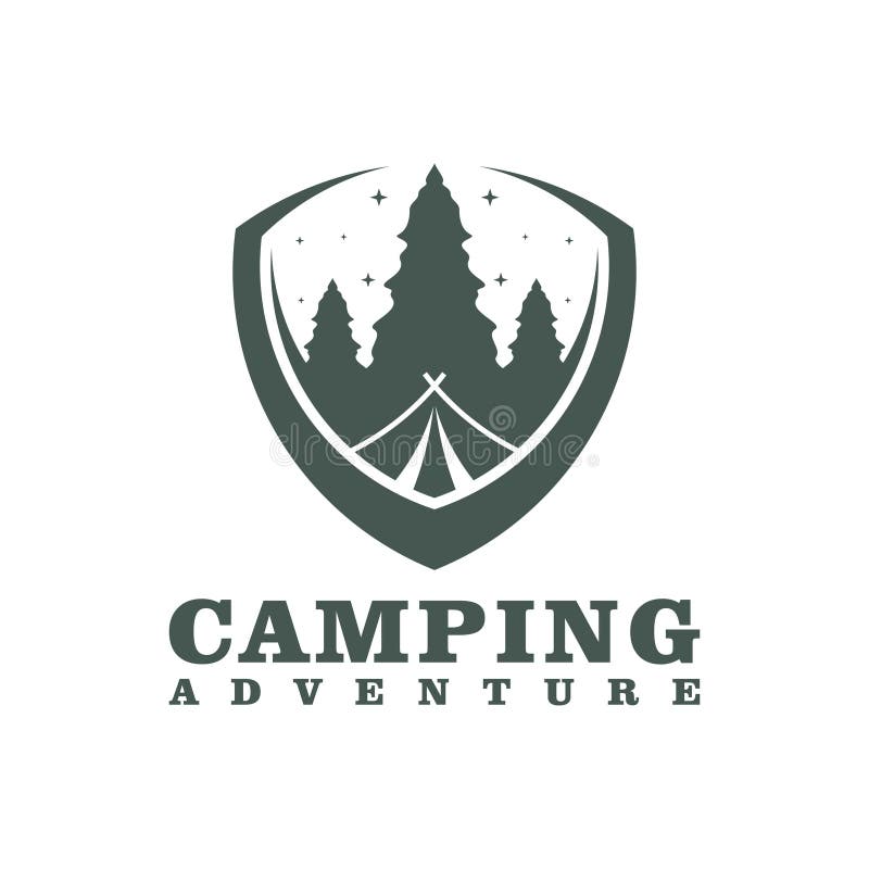 Camping Logo Design Template. Camping Adventure Logo Vector ...
