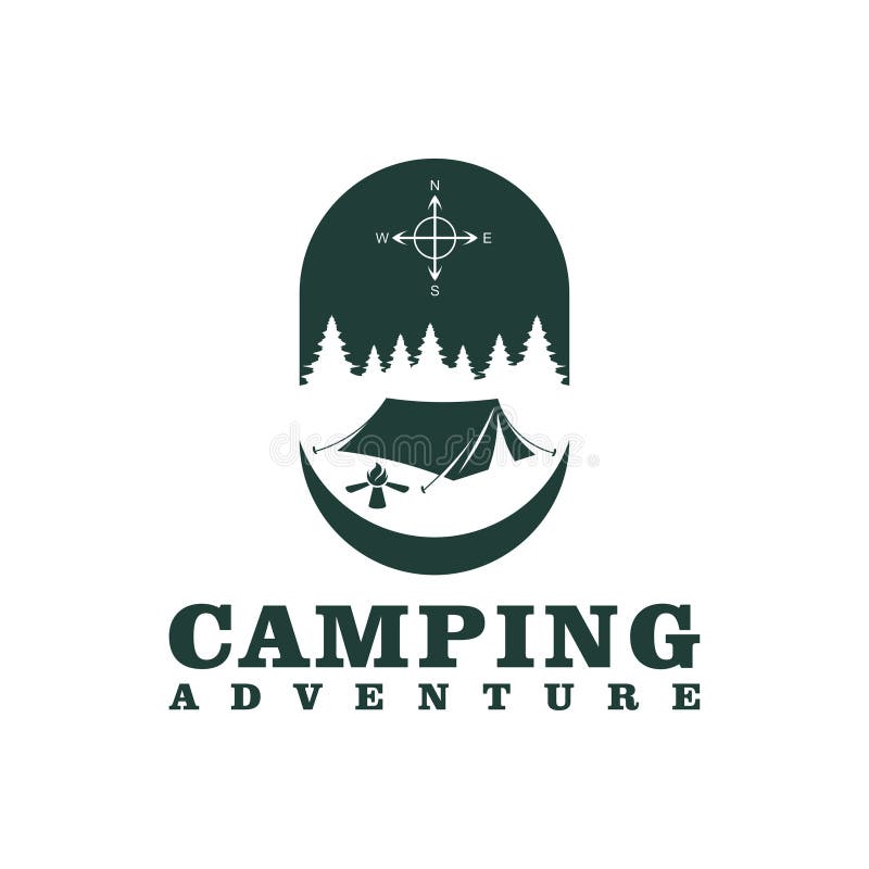 Camping Logo Design Template. Camping Adventure Logo Vector ...