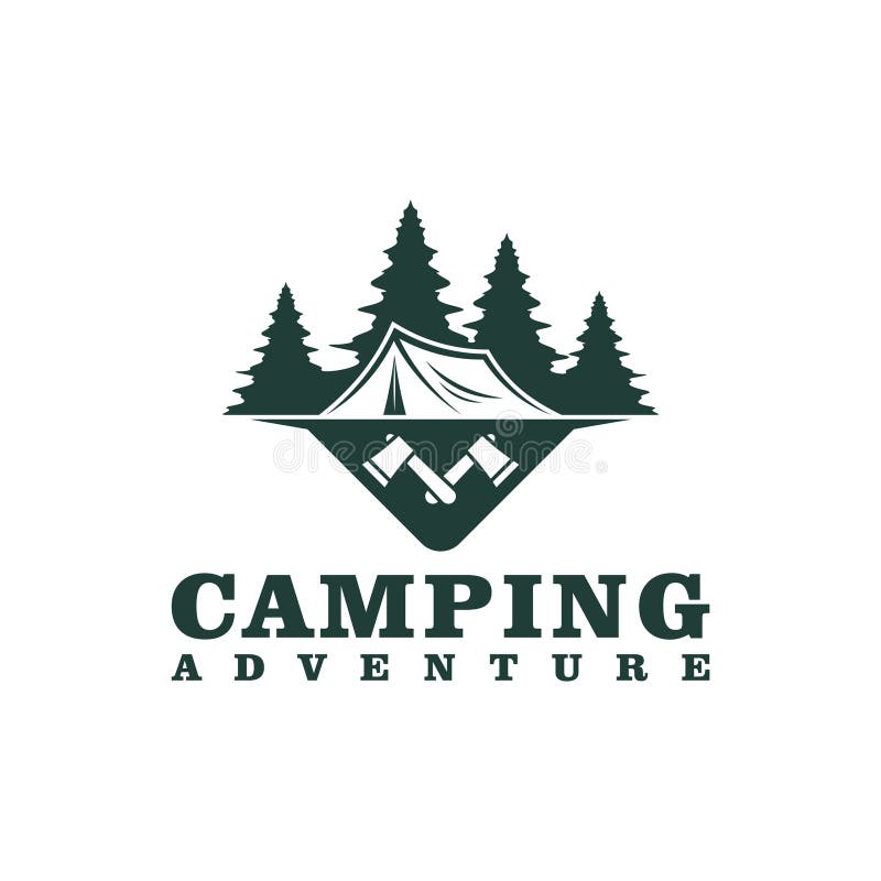 Camping Logo Design Template. Camping Adventure Logo Vector ...