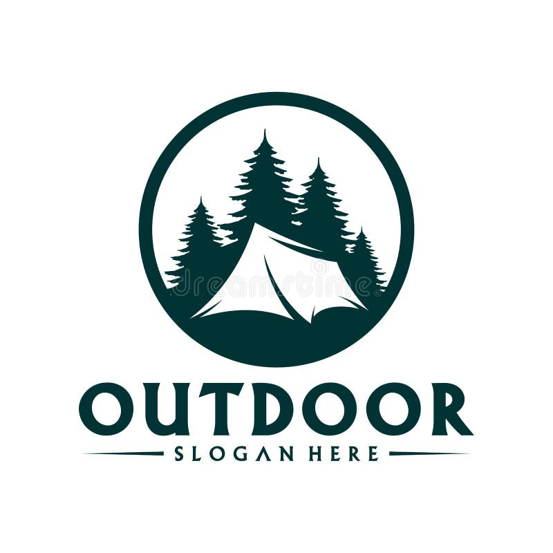 Camping Outdoor Logo Design Vector Template, Creative Camping Logo ...