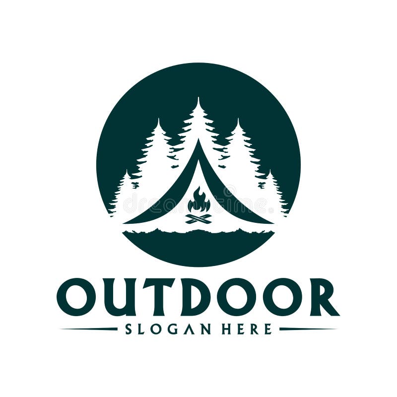 Camping Outdoor Logo Design Vector Template, Creative Camping Logo ...