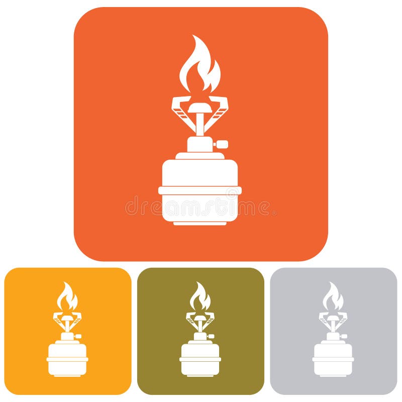 Camping stove icon stock vector. Illustration of element - 87931601
