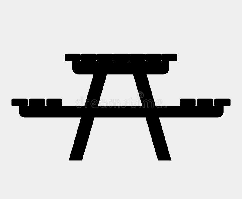 Picnic Table Icon Stock Illustrations – 5,597 Picnic Table Icon Stock ...