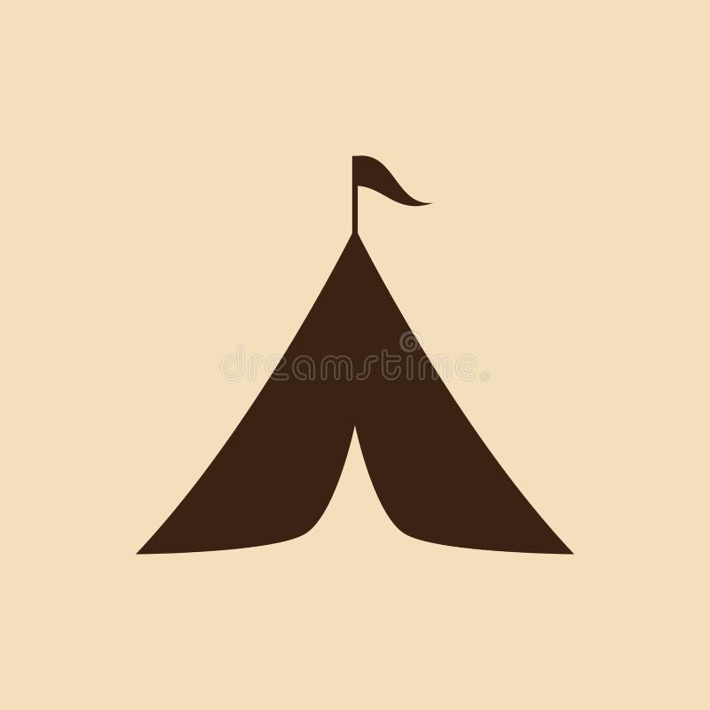 Camping tent logo stock vector. Illustration of logo - 247981956