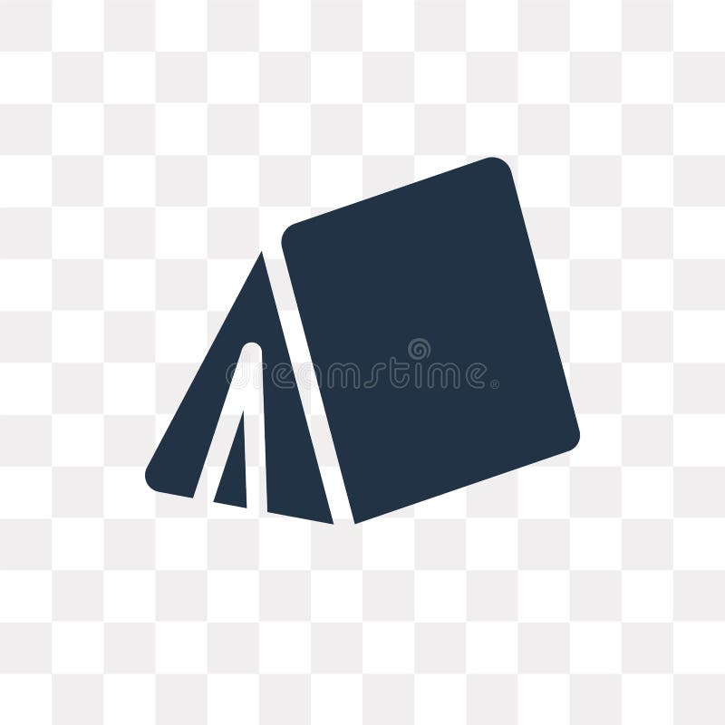 Camping Icon Vector Sign and Symbol Isolated on White Background ...