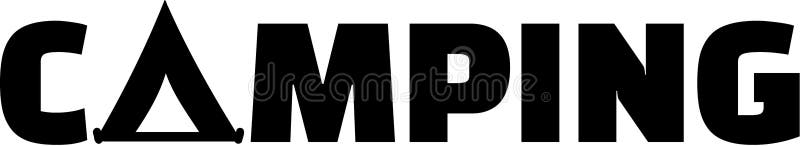 Camping word cloud stock vector. Illustration of outdoor - 146136280