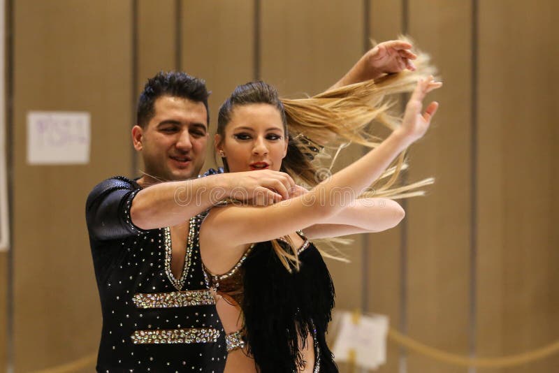 Campionato Di Ballo Della Salsa Immagine Stock Editoriale - Immagine di ...