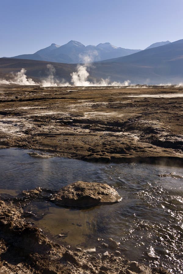 EL Tatio Del Campo Del Géiser En El Desierto De Atacama, Chile Foto de ...