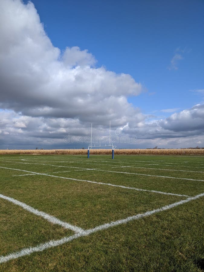 Campo di rugby fotografia stock. Immagine di erba, lega - 41633184