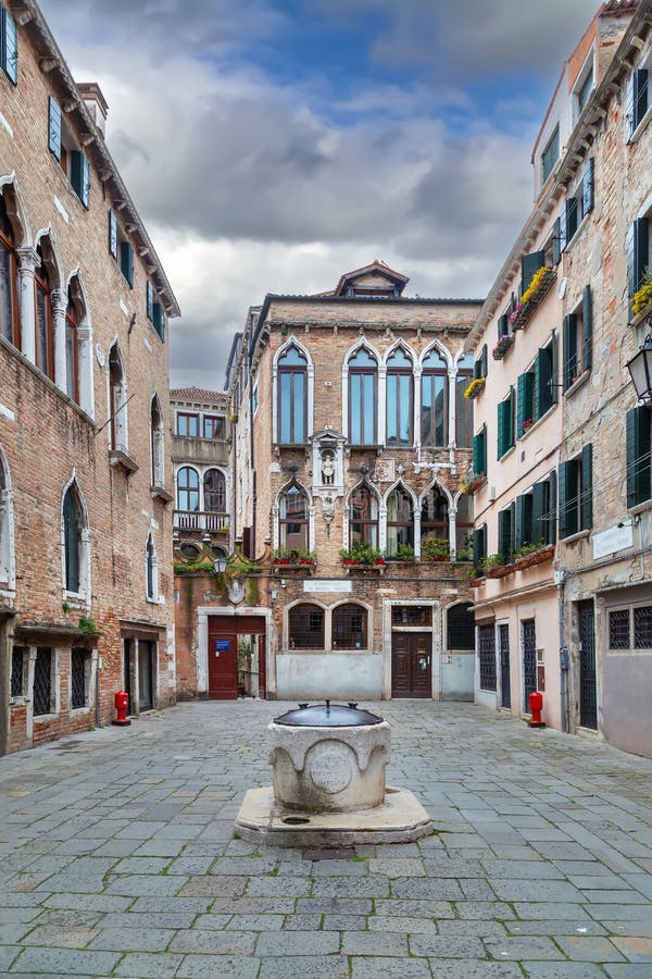 Campo Santa Maria Nova, Venice, Italy Stock Image - Image of medieval ...