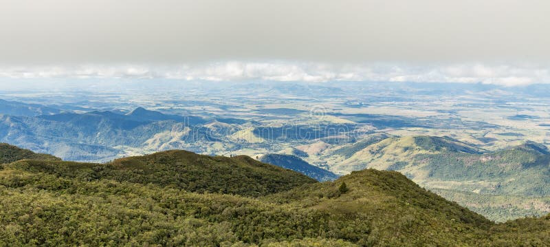 Campos Do Jordao, Brazil. View from Itapeva Peak Stock Photo - Image of ...