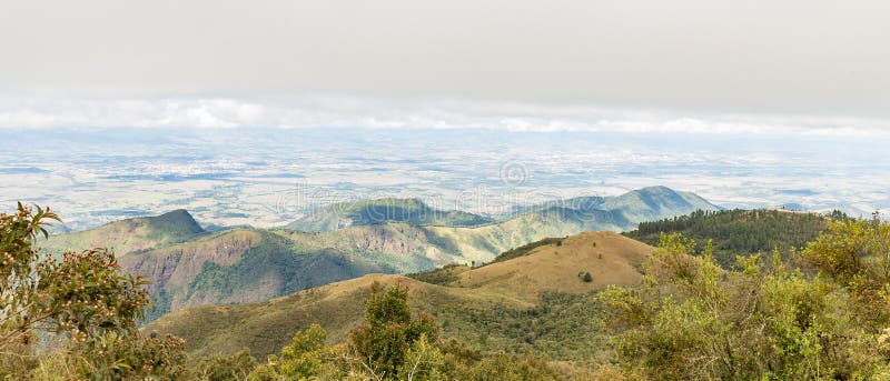 Campos Do Jordao, Brazil. View from Itapeva Peak Stock Image - Image of ...