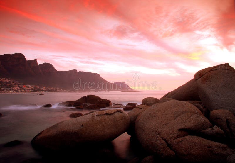 564 Camps Bay Beach Sunset Stock Photos - Free & Royalty-Free Stock ...