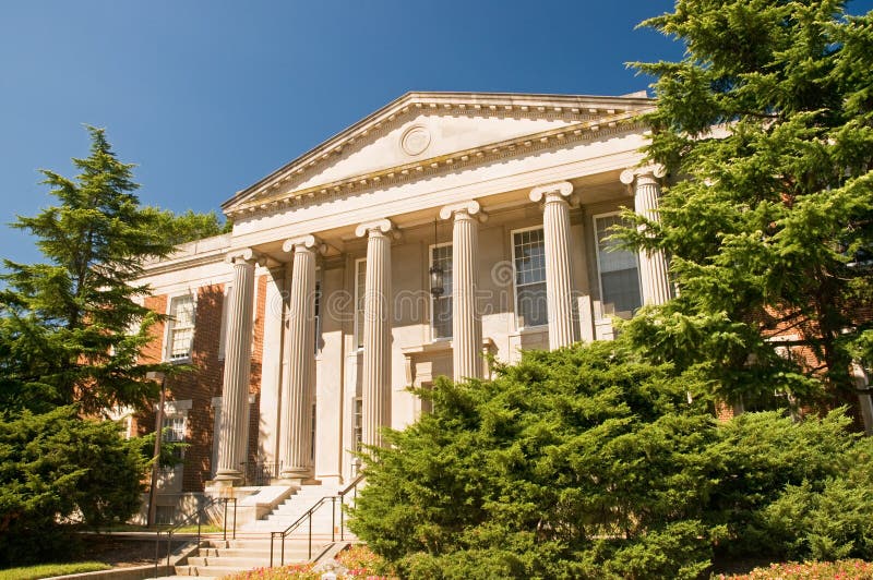 Campus academic building stock image. Image of bachelors - 6264625